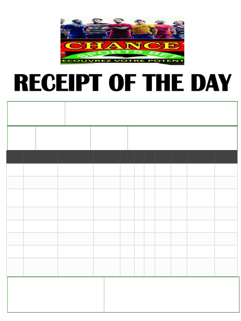 Receipt of The Day (Ariwira) | PDF | Association Football Clubs ...