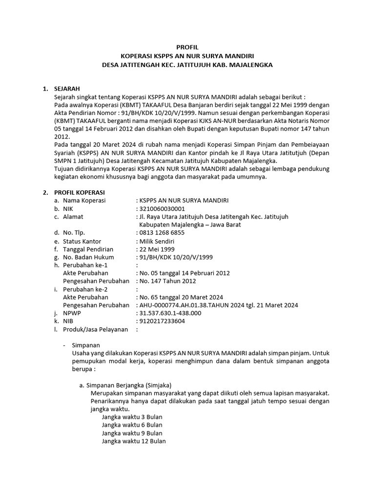 Profil Kspps Asm | PDF