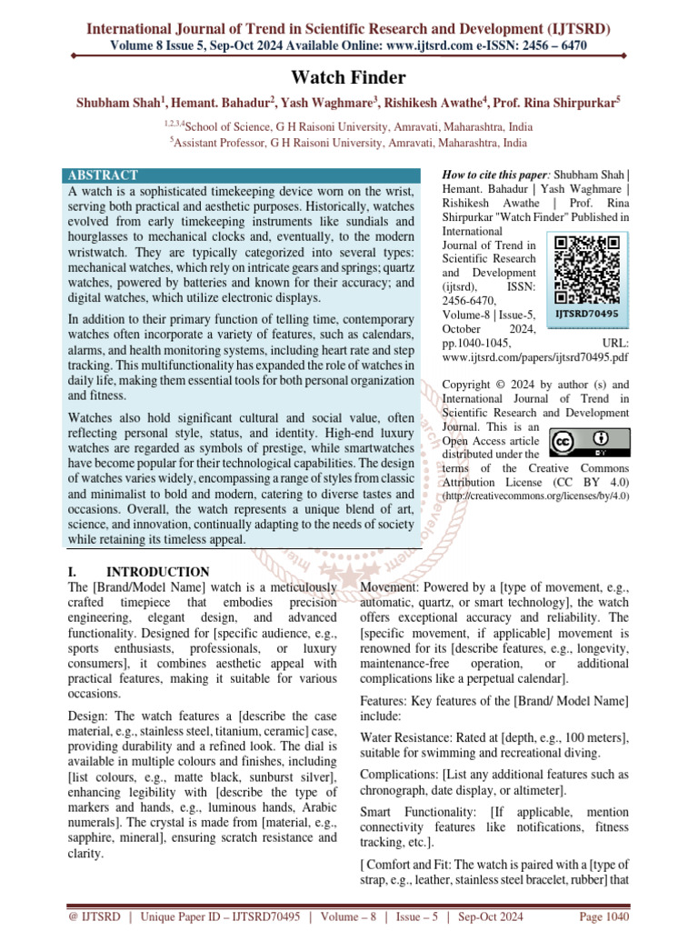 Watch Finder | PDF | Watch | Brand