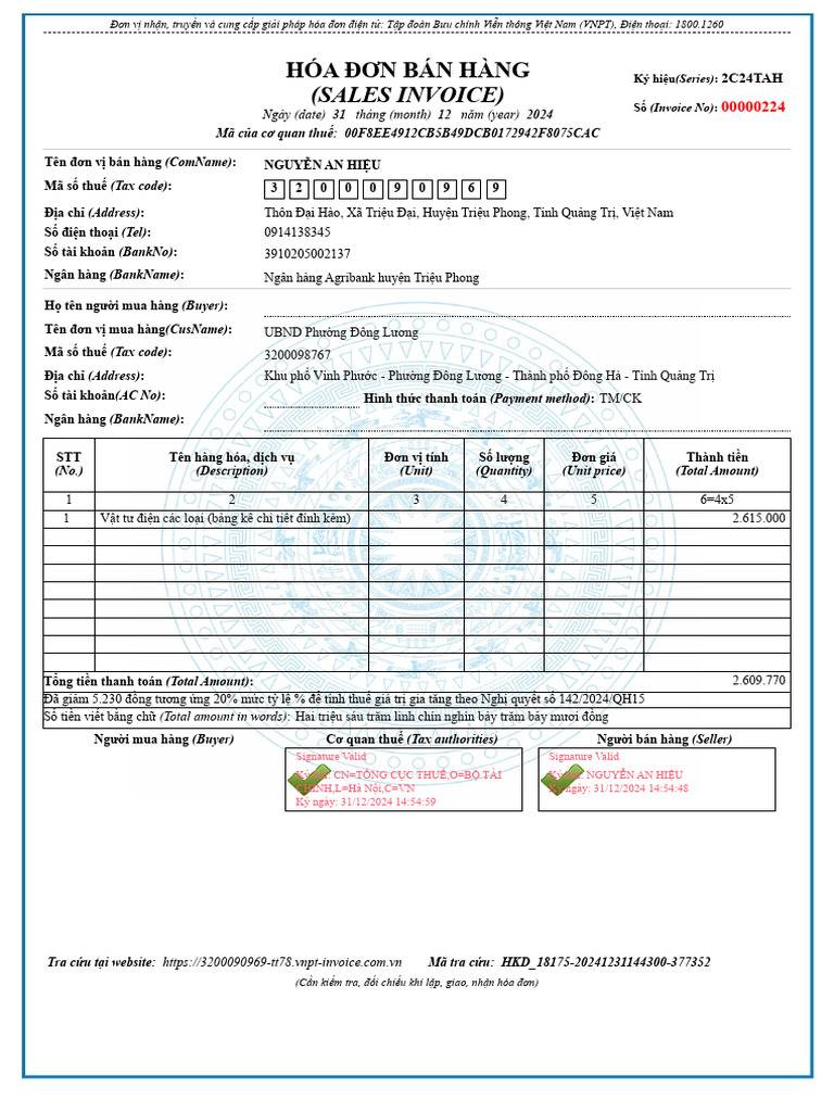 2C24TAH 224 HoaDon | PDF