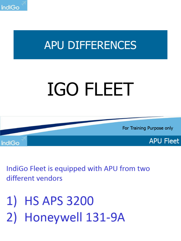 APU Fleet Diff | PDF | Engines | Mechanical Engineering