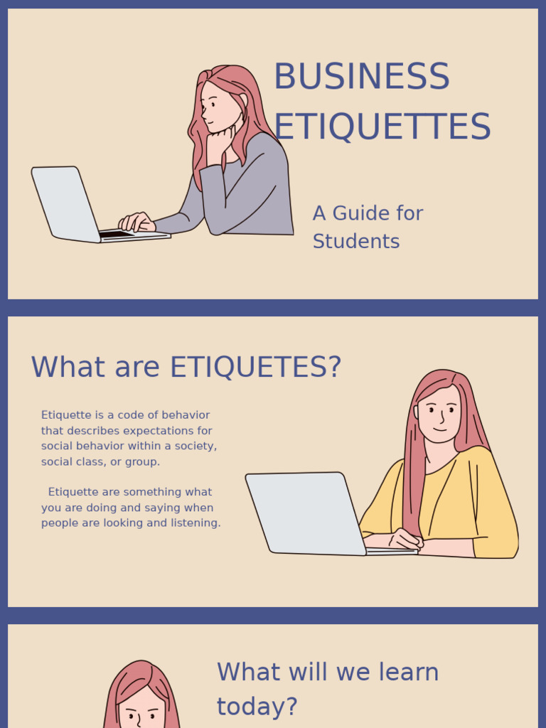 etiquettes | PDF | Etiquette | Conversation