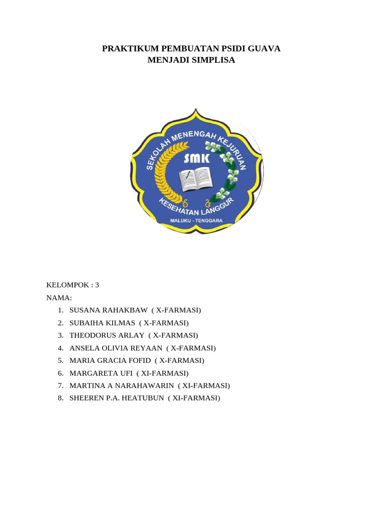 Pratikum Pembuatan Psidi Guava - Copy | PDF