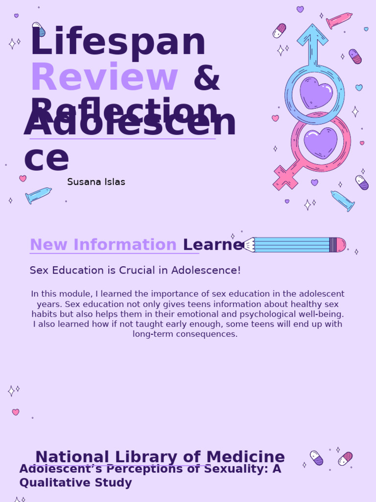 LS Rev & Reflect Adolescence | PDF | Sex Education | Adolescence