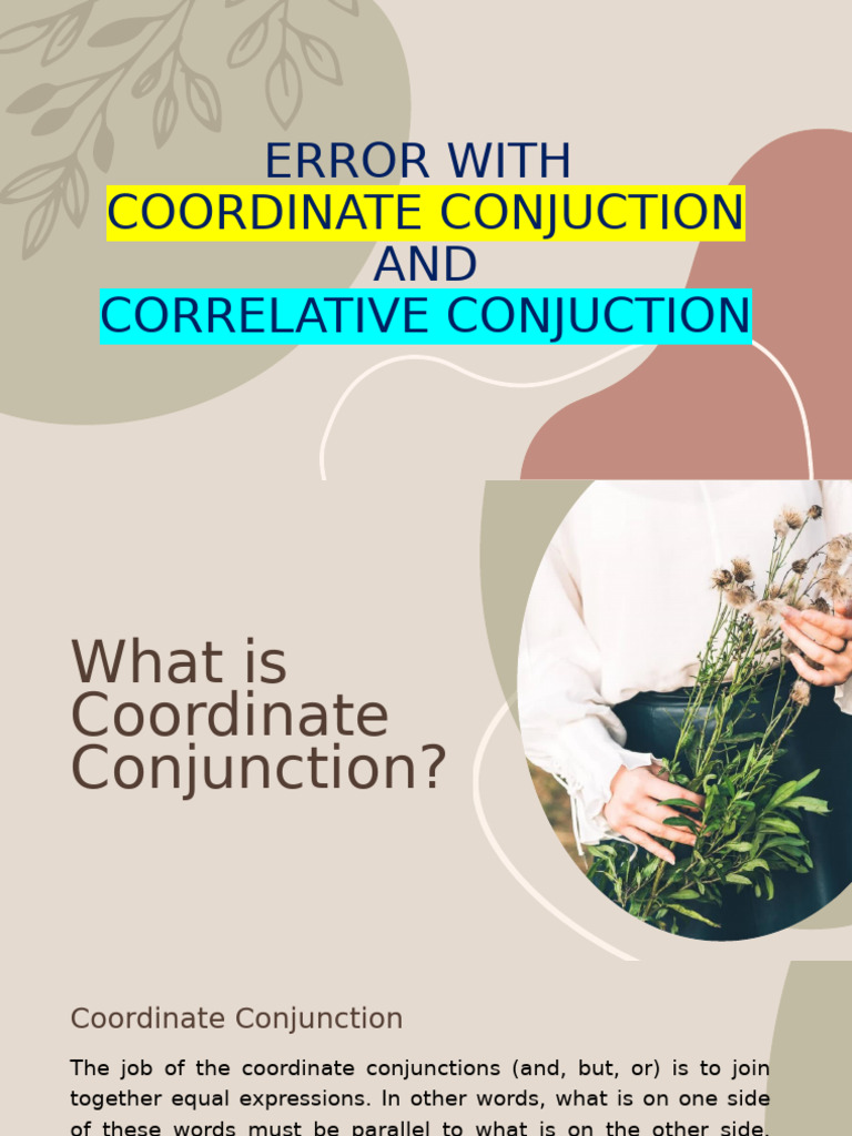 Error With Correlative Conjunction | PDF | Languages | Foreign Language Studies