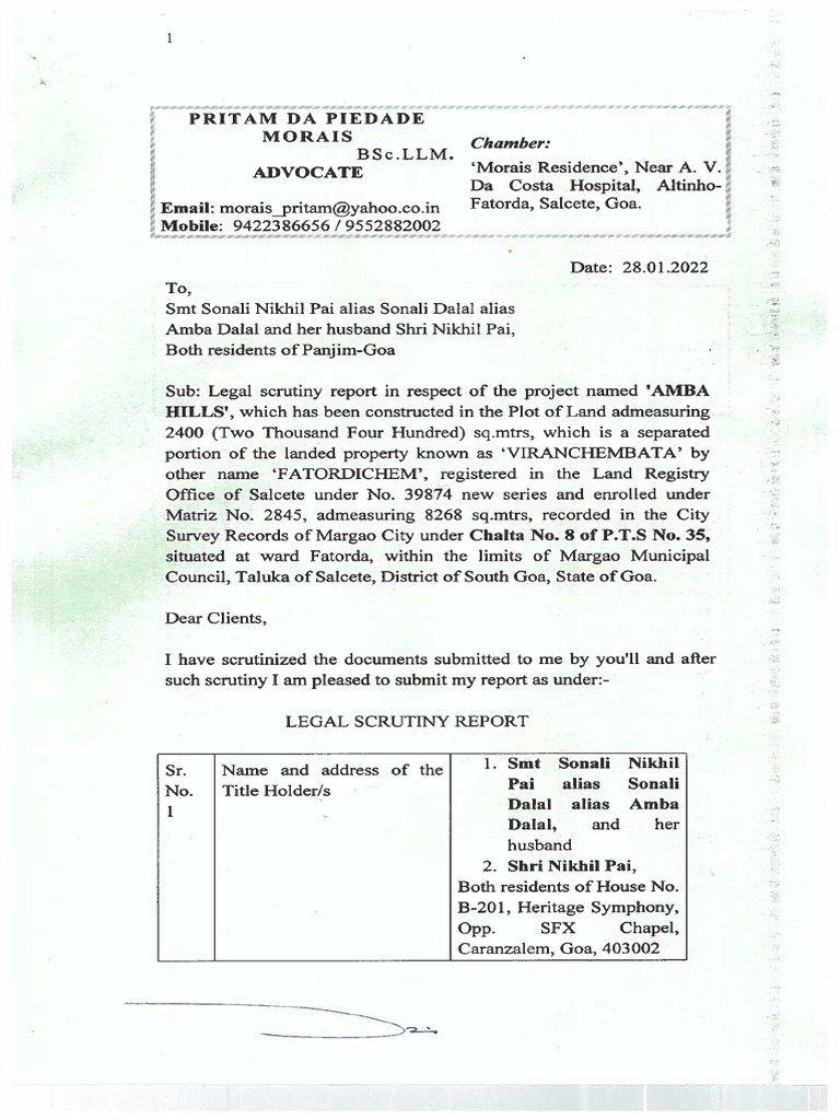 16 A Title Report | PDF
