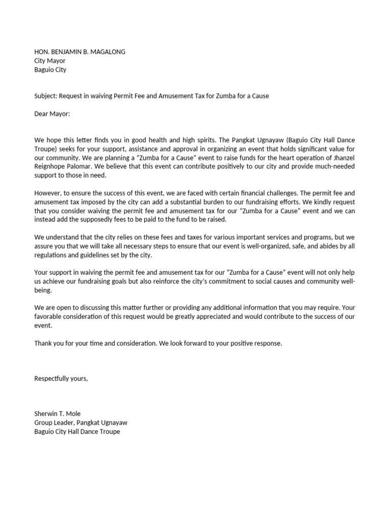 letter-to-mayor | PDF