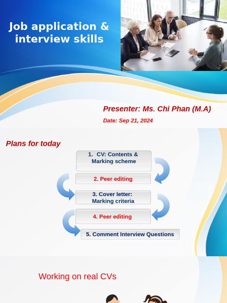 Job Application and Interview Skills-Day 3-Sep 21 | PDF