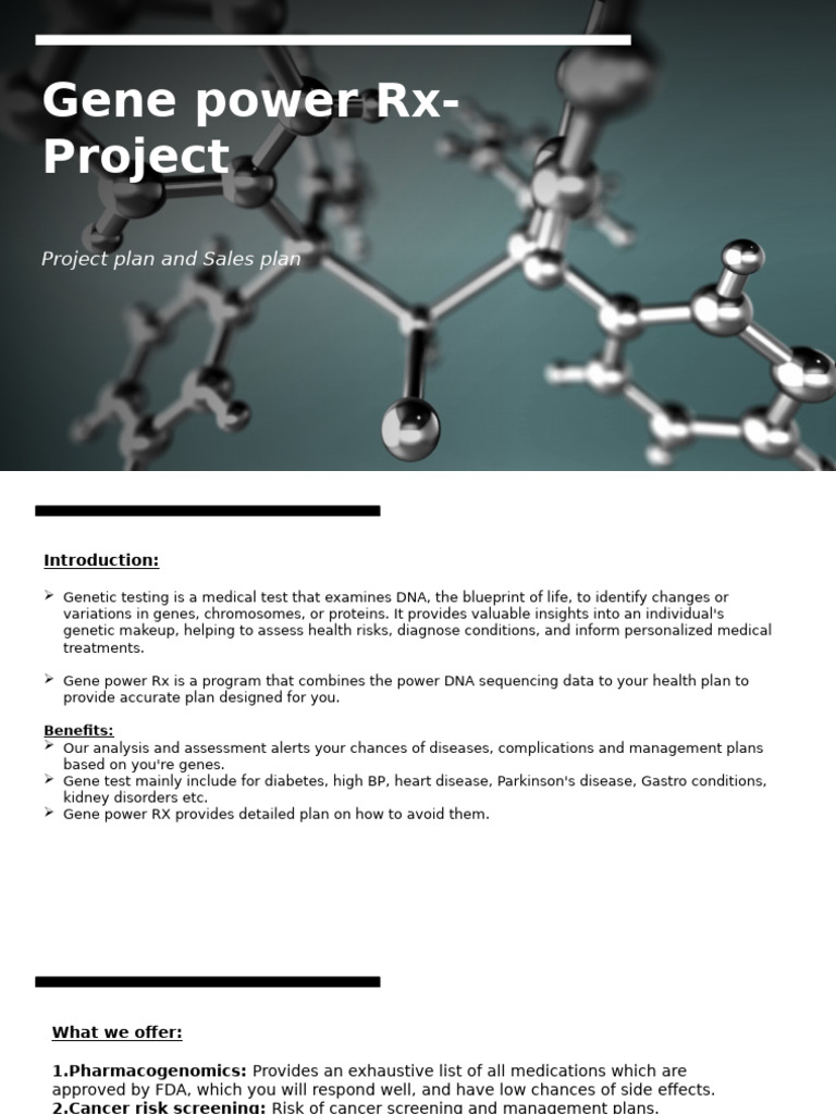 Gene Power Rx-Project | PDF | Genetic Testing | Cancer