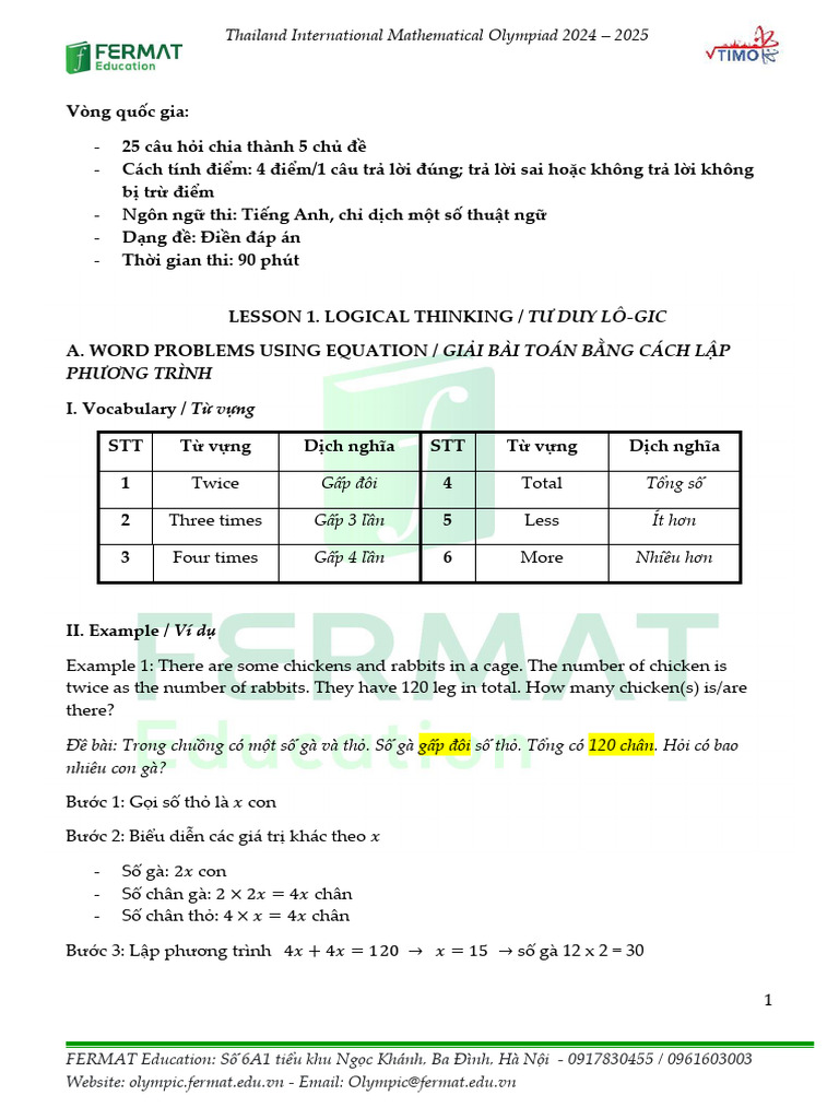 7A2. LESSON 1. Logical Thinking | PDF