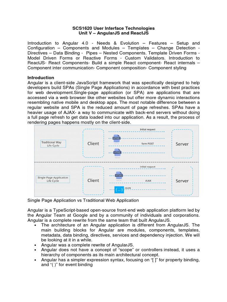 unit5_1 | PDF | Angular Js | Software Engineering