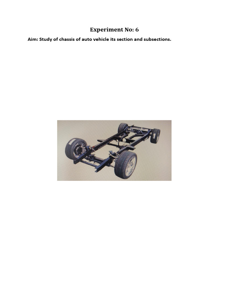 Experiment No 6 | PDF | Axle | Truck