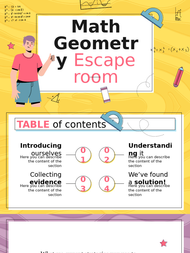 Geometry Escape Room Activities | PDF | Planets | Astronomy