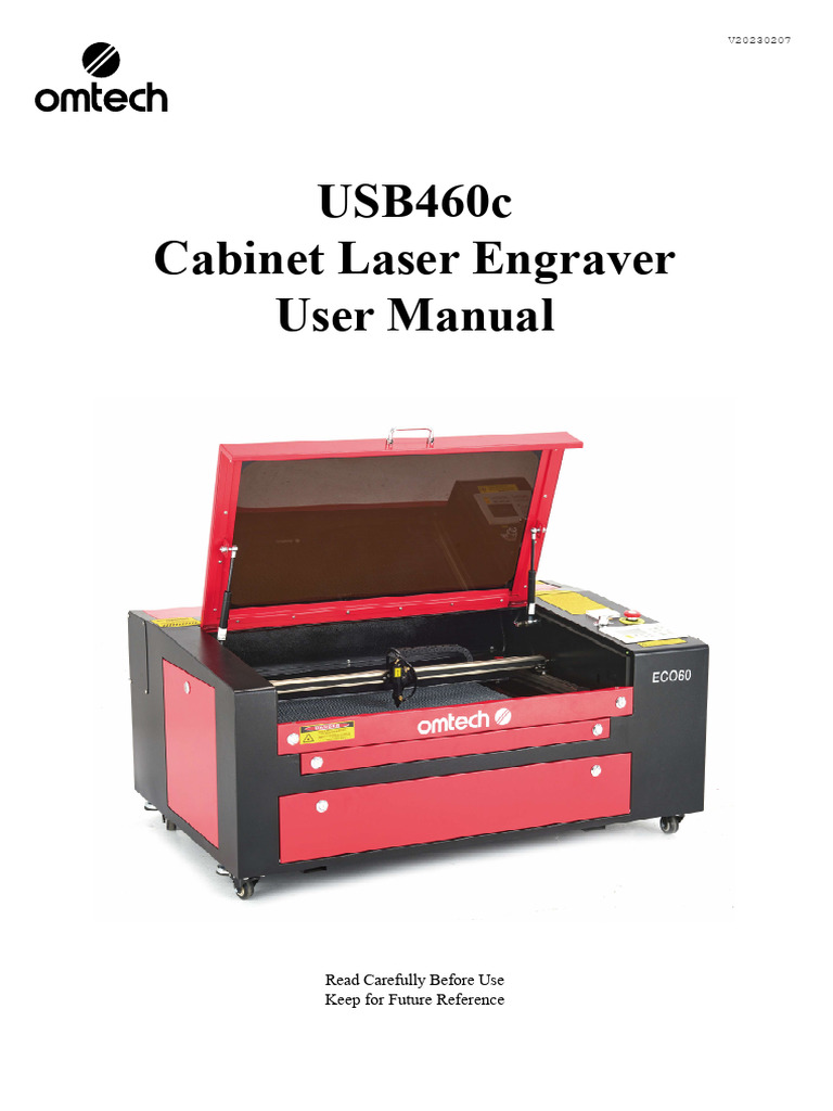 Omtech Cabinet Laser Engraver User Manual (USB-0604-U0) | PDF | Vacuum ...