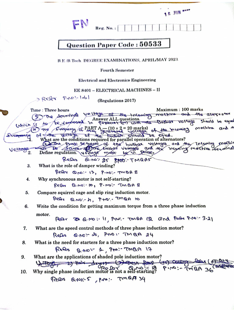 April may 2023 EM II 2017 | PDF