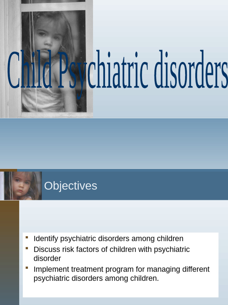 Child Psychiatric Disorders | PDF | Intellectual Disability | Autism ...
