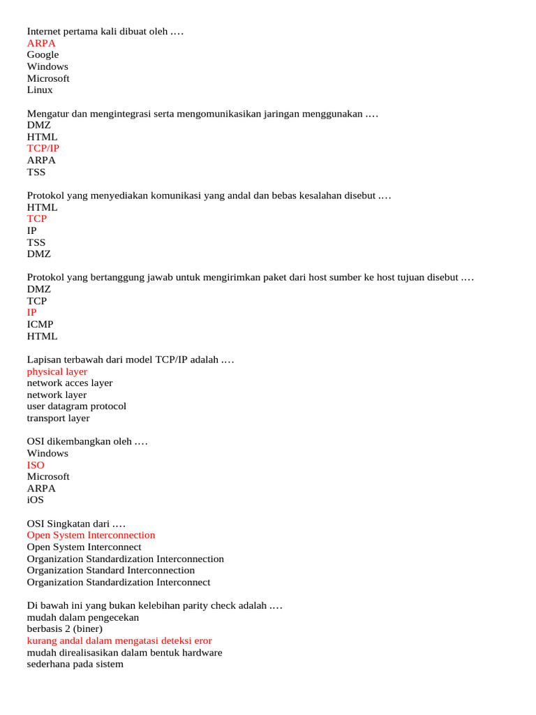 Kelebihan dan Kekurangan TSS dalam Jaringan | PDF