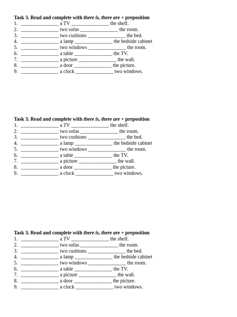 unit 2 - preposition | PDF | Bathroom | Room