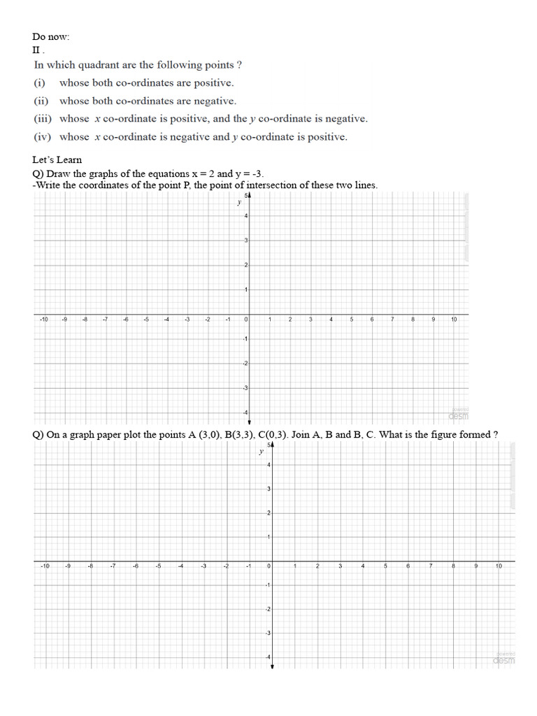 Graphing Linear Equations Guide | PDF