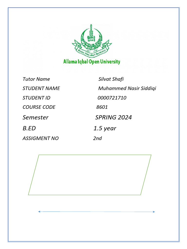 (8601) 2nd Assignment | PDF | Learning | Constructivism (Philosophy Of ...