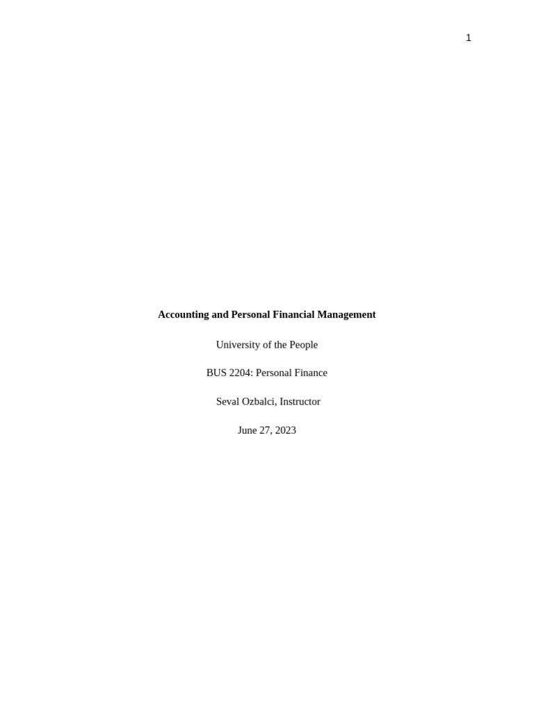 Personal Finance Essentials | PDF | Cost Of Living | Expense