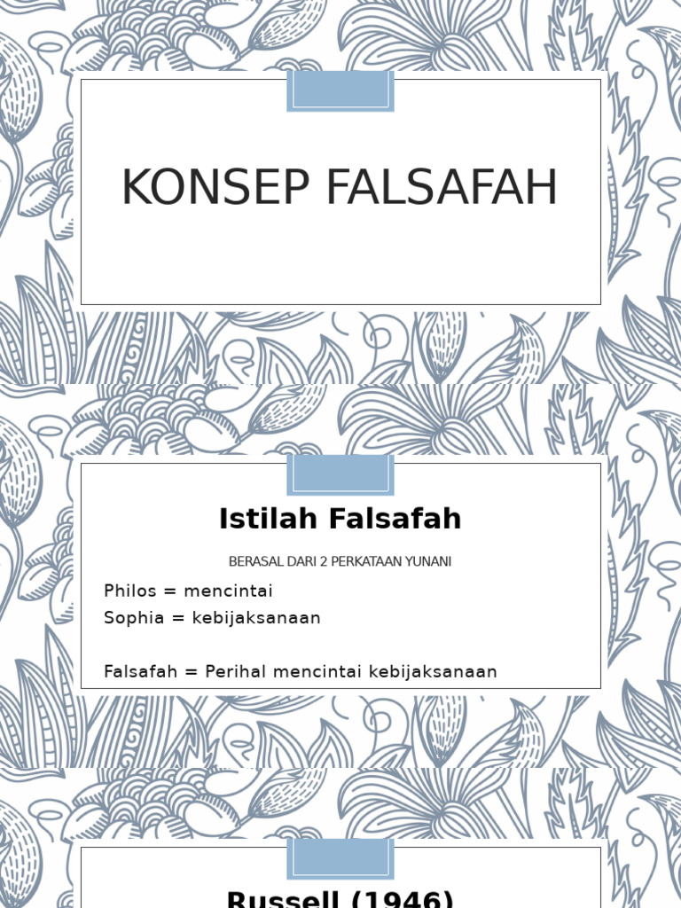 KONSEP FALSAFAH | PDF