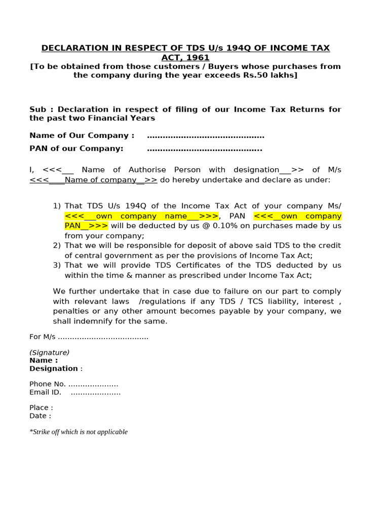 Declarat-TDS-194Q | PDF
