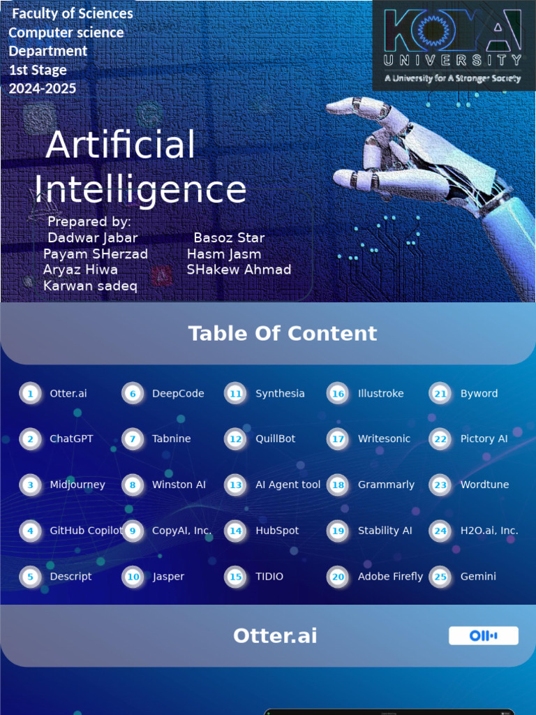 SlideEgg - 200840-Free AI Tools | PDF | Artificial Intelligence | Intelligence (AI) & Semantics