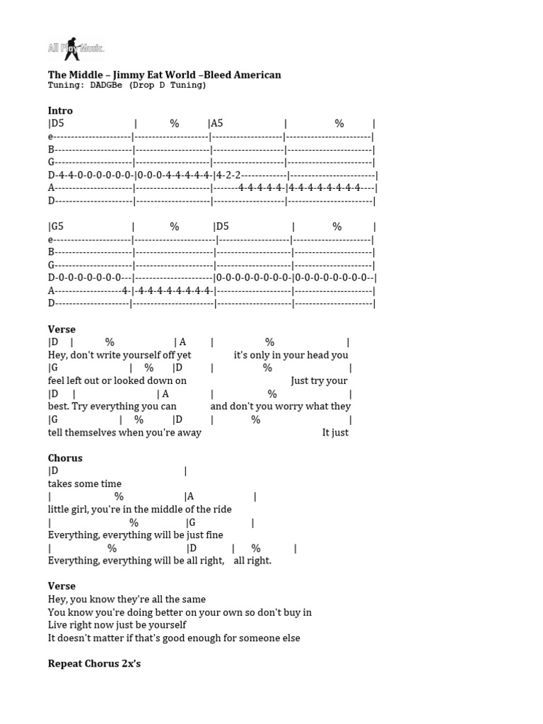 Themiddle Pdf Song Structure Songs