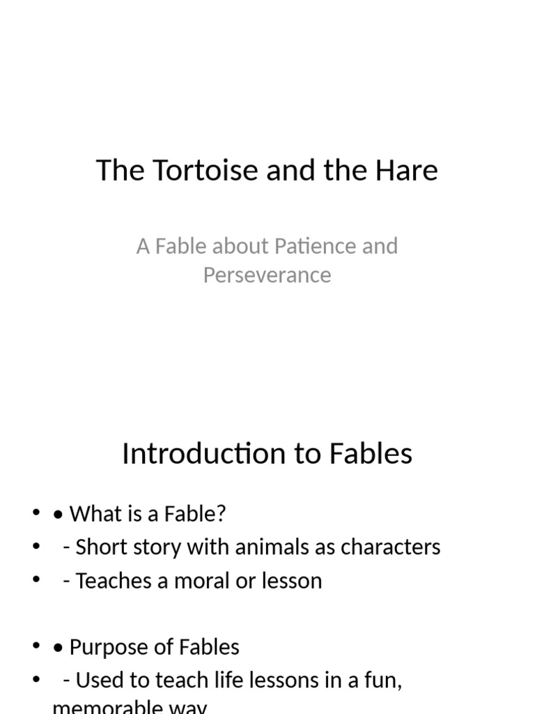 Tortoise_and_Hare_Presentation | PDF