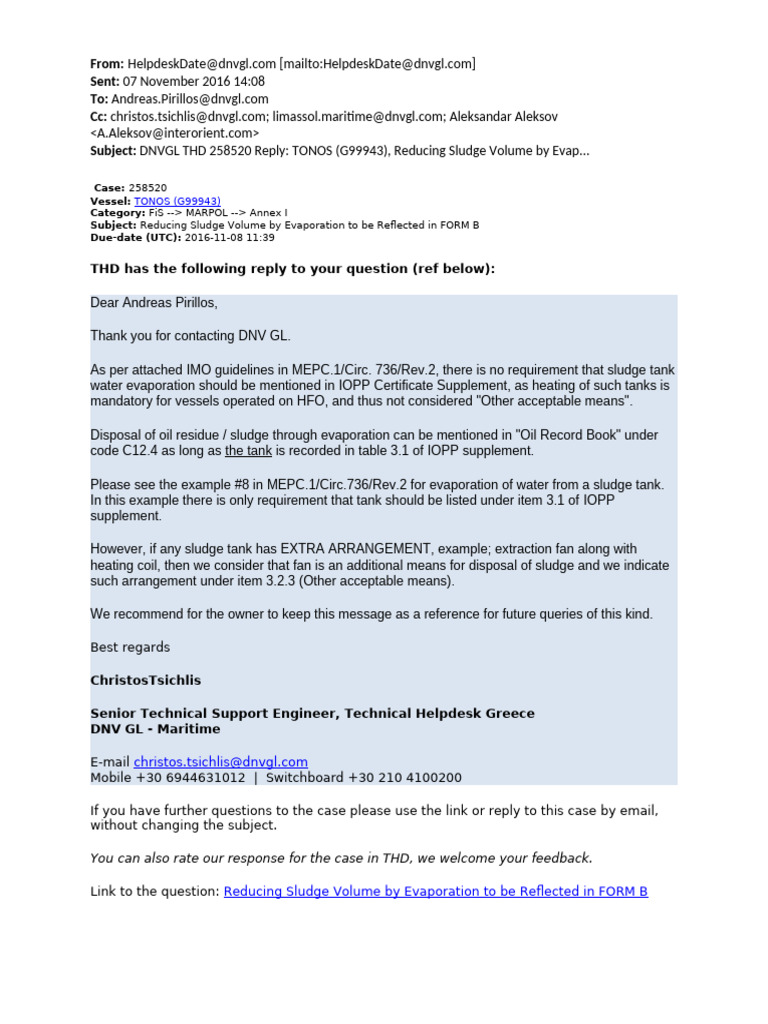 ORB Part I - Evaporation | PDF