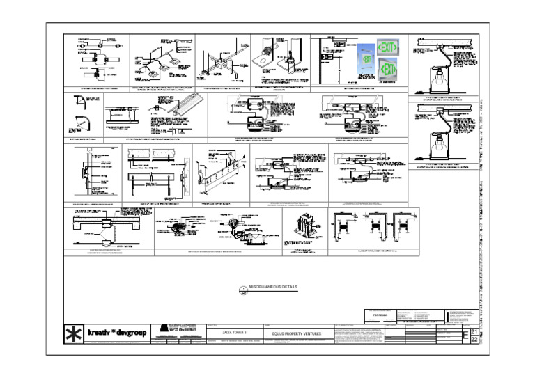 E 21 Miscellaneous Details Layout1 | PDF | Lighting | Building Engineering