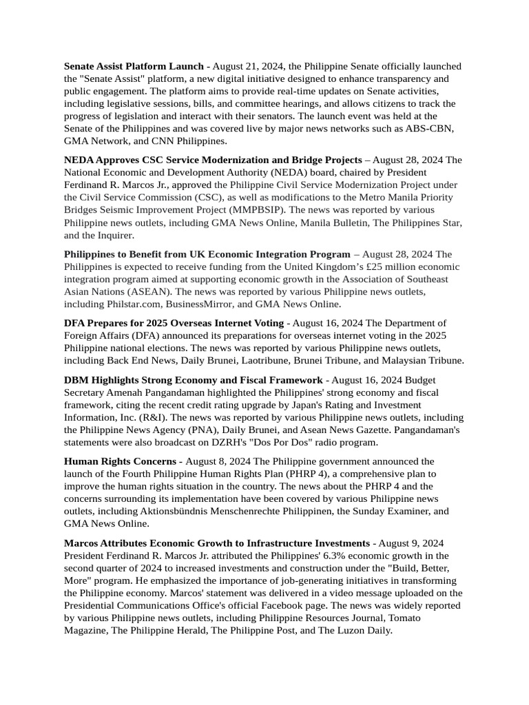 Ongoing-Senate-Investigation | PDF | Philippines