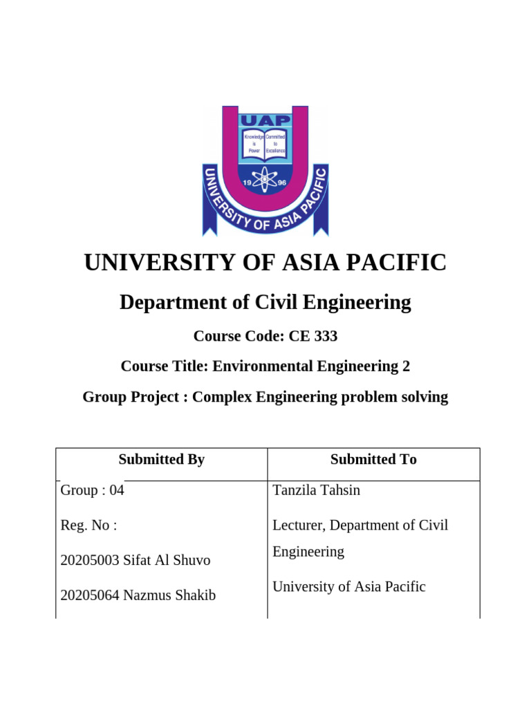 Civil Engineering Student Project | PDF
