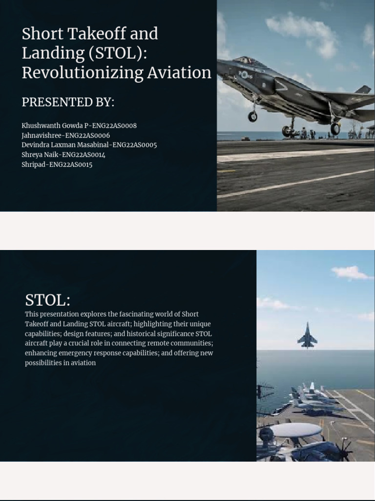 STOL Aircraft: Connecting Remote Areas | PDF | Aircraft | Takeoff
