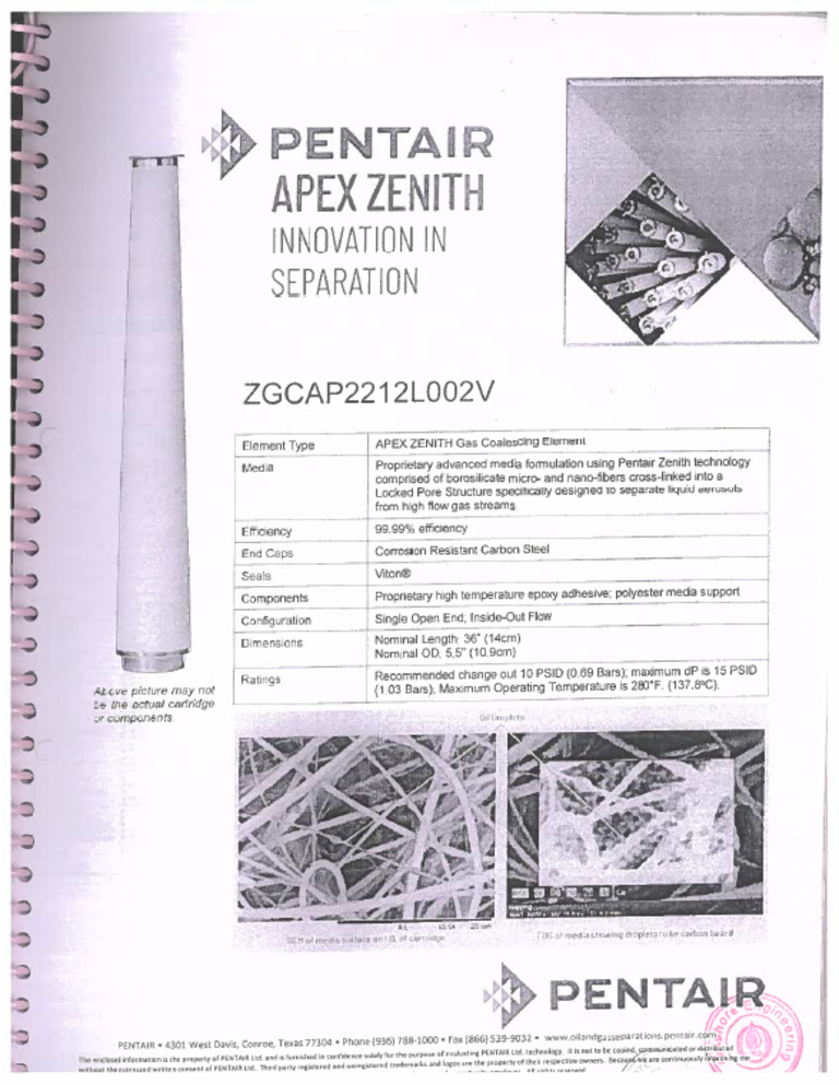 data sheet pentair | PDF