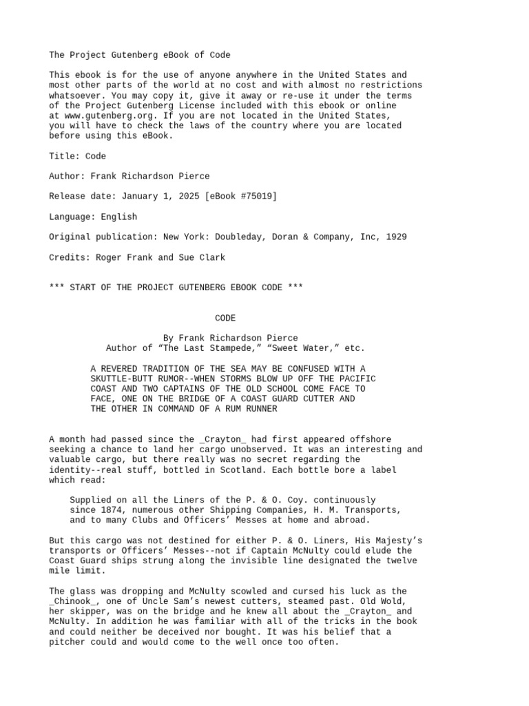 pg75019 | PDF | Project Gutenberg | Copyright