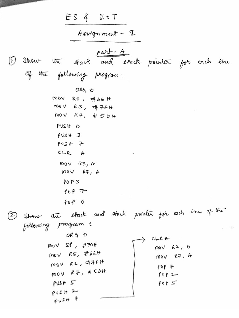 Es Iot Assgn1 Qns Set | PDF