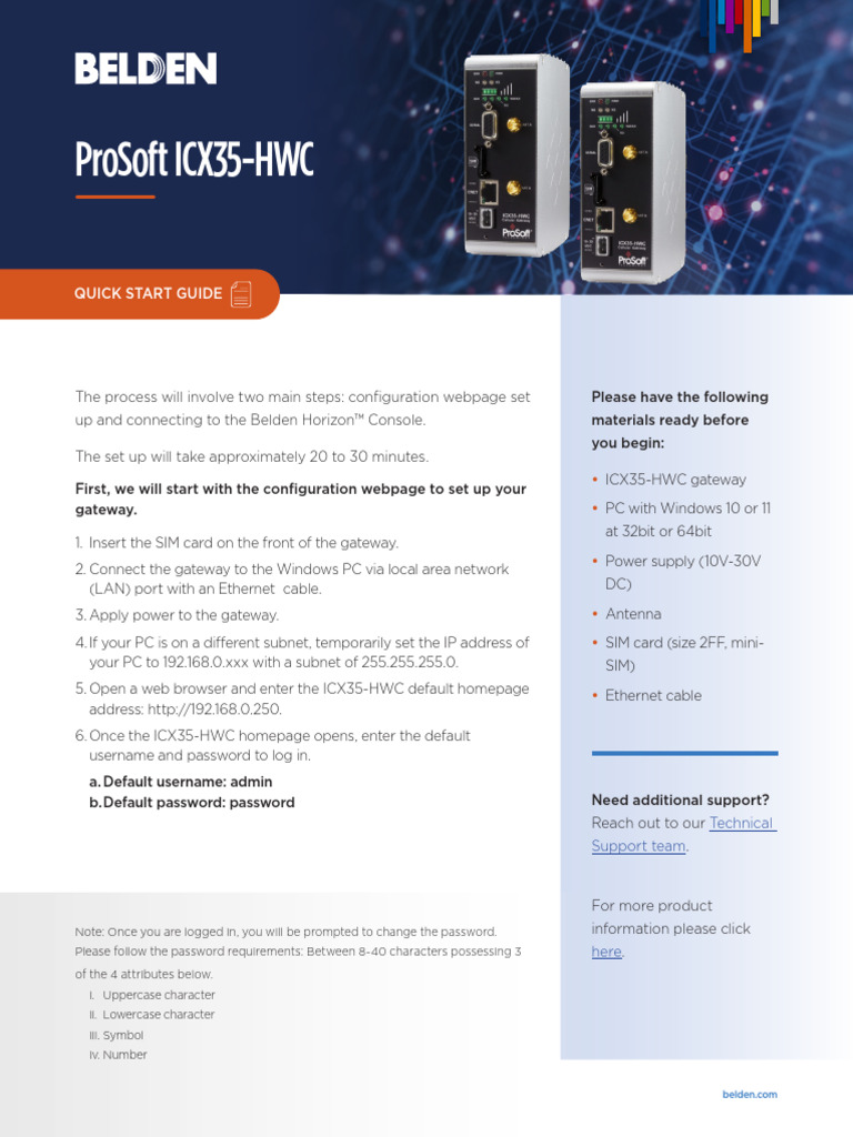 ICX35-HWC_QuickStartGuide | PDF | Trademark | Computer Network