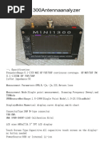 Antena Analiser HF Sark100 IW2014 | PDF | Technology & Engineering