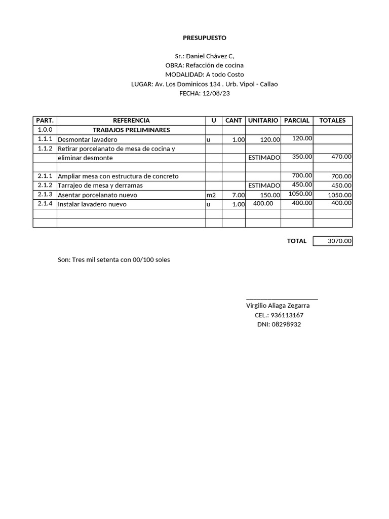 Daniel Chávez Cotrina (12!08!2023) | PDF | Administracion del Agua ...