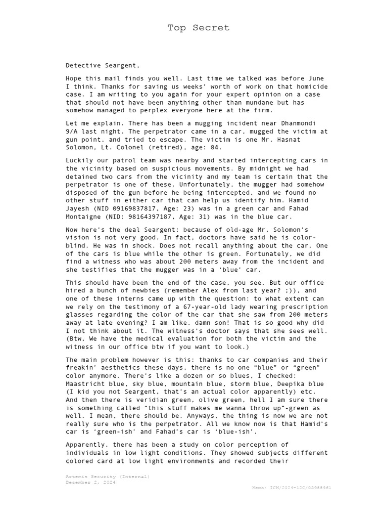 Abid Abrar - Letter From JI | PDF