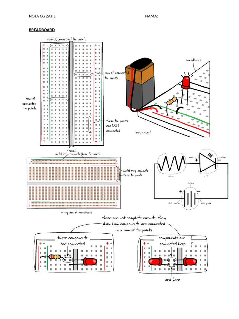 Latihan Breadboard | PDF