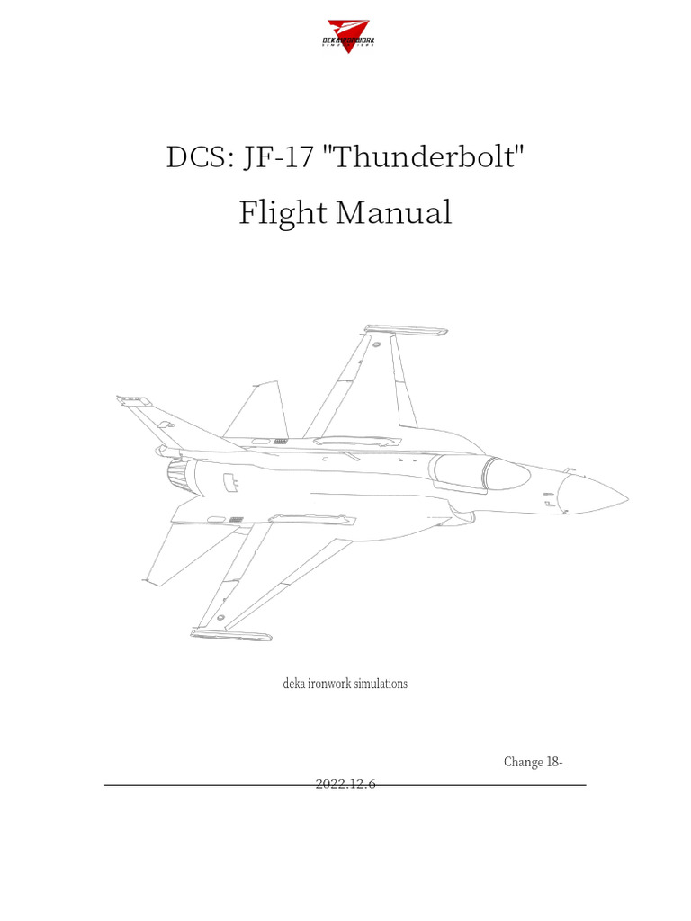 JF-17 Thunderbolt Flight Manual | PDF | Fighter Aircraft | General ...
