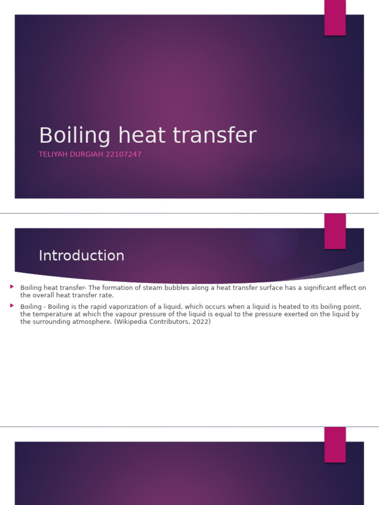 Boiling Heat Transfer | PDF | Boiling | Heat Transfer