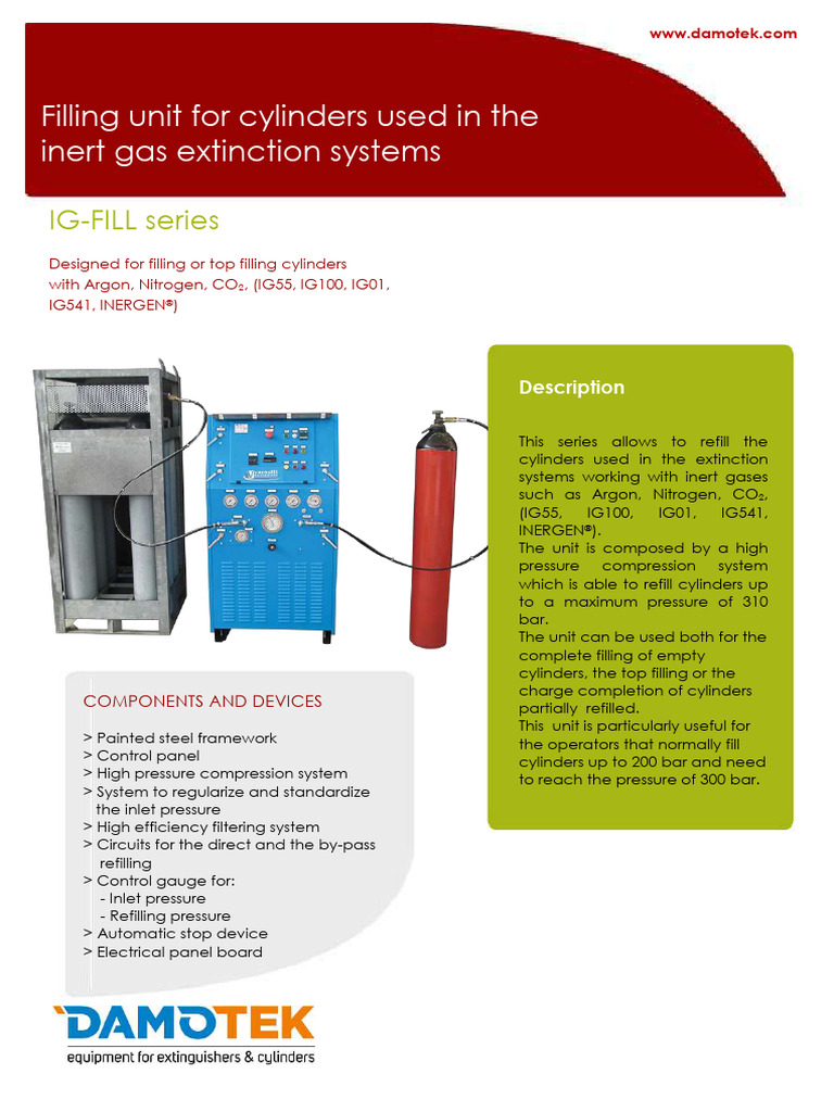 IG-FILL UNIT | PDF | Pressure | Electrical Engineering