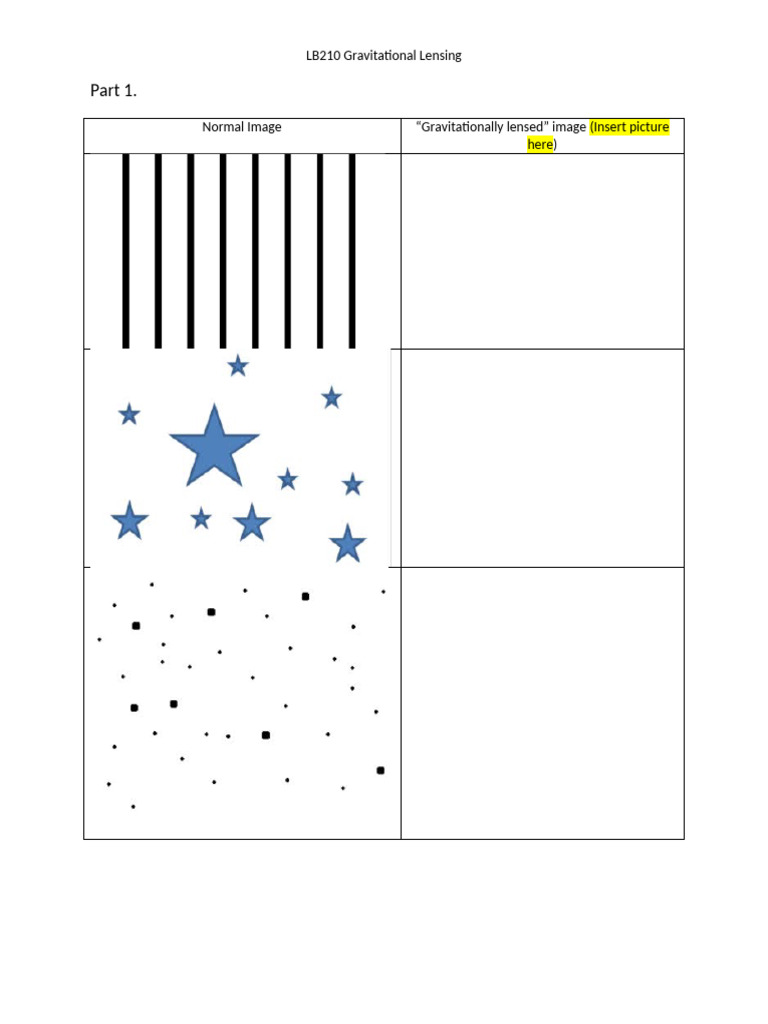 LB210 Gravitational Lensing | PDF