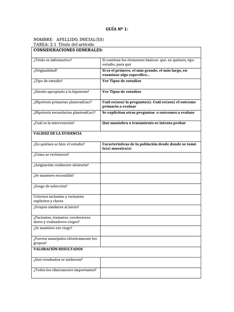 GU%C3%8DA+N%C2%BA+1+Explicada+Copy | PDF | Hipótesis | Estadísticas