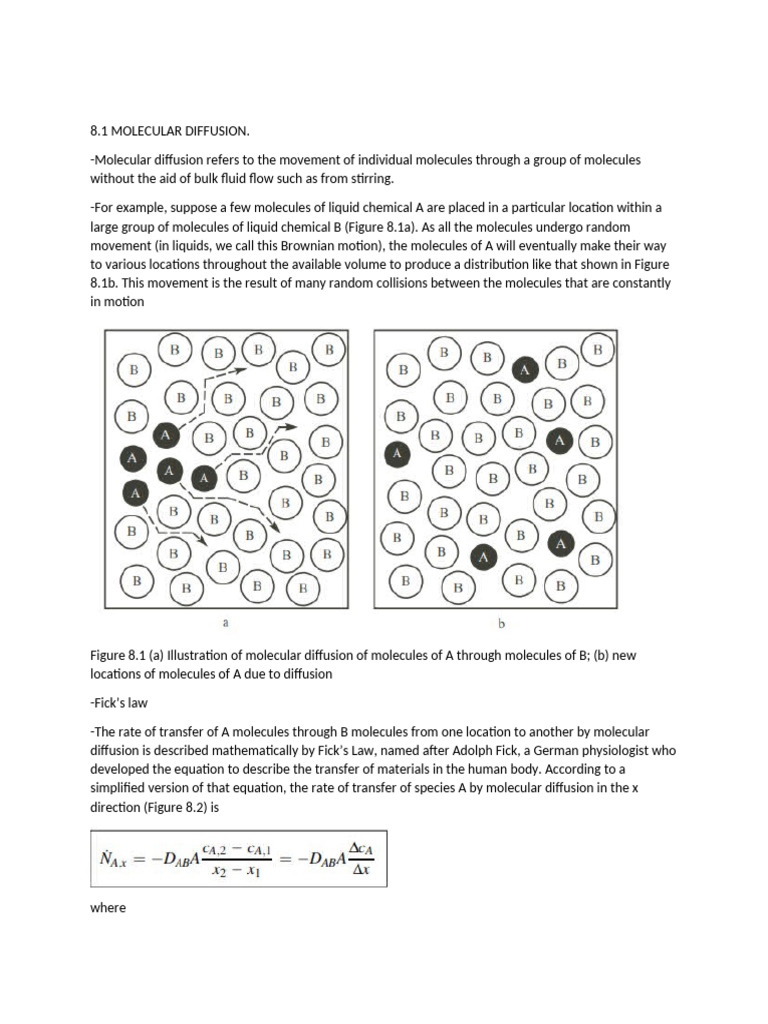 Mass Transfer | PDF | Diffusion | Electrical Resistance And Conductance