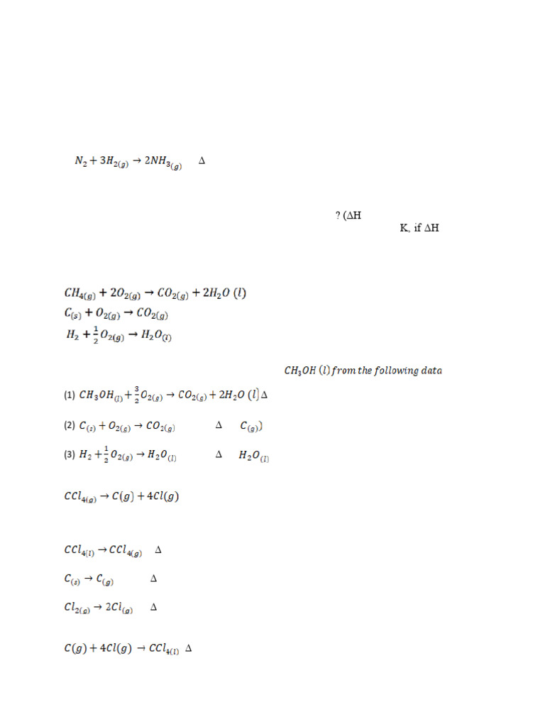 CH1015E-Exercise-End-Semester | PDF | Chemical Equilibrium | Acid